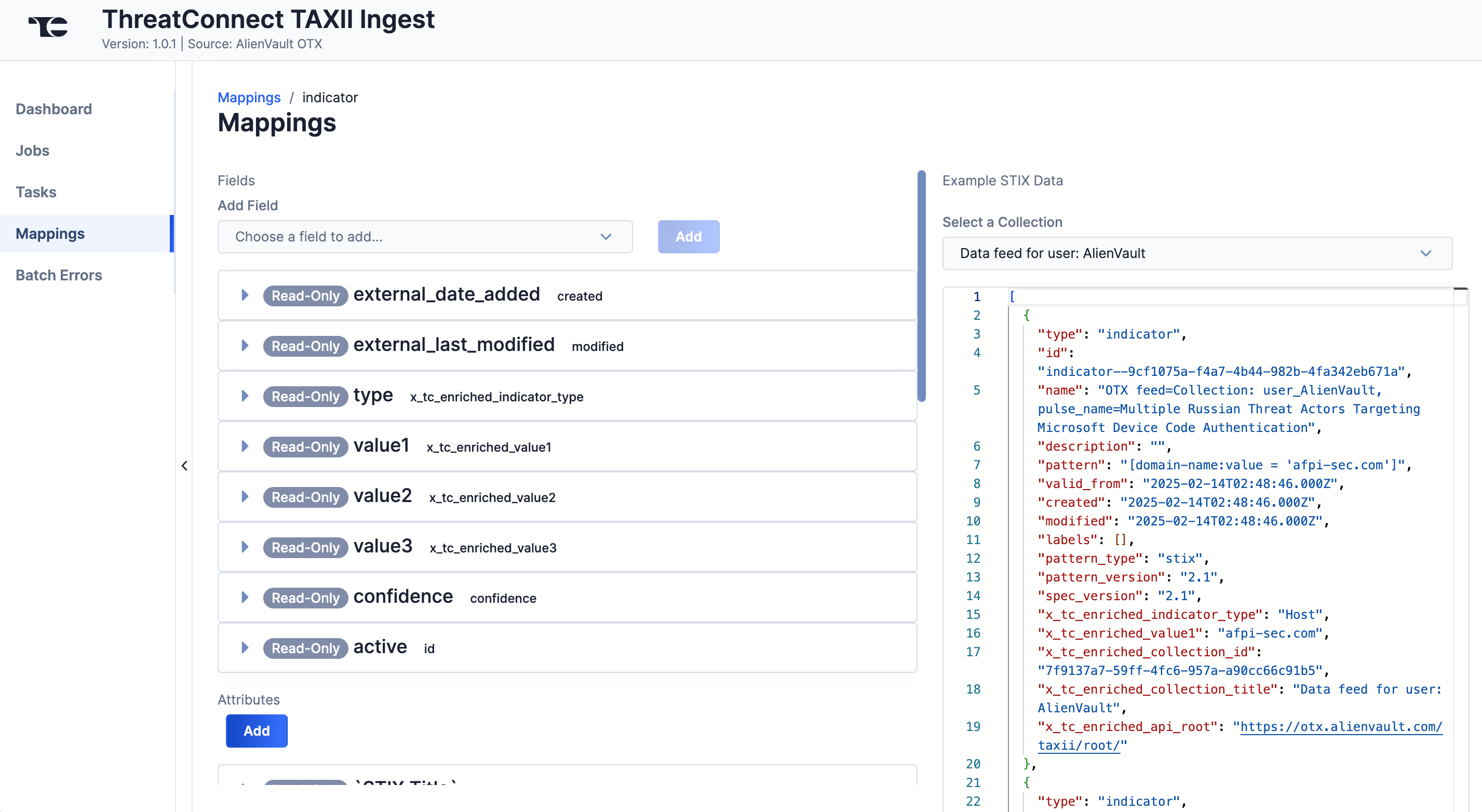 ThreatConnect TAXII Ingest User Guide | ThreatConnect